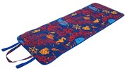 Červeno-modrý zahradní podsedák na lehátko 52x148 cm Seahorse – B.E.S.