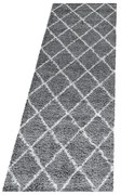 Šedý běhoun 80x250 cm Alvor – Ayyildiz Carpets