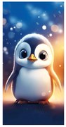 PLÁŽOVÁ OSUŠKA Z MIKROVLÁKNÁ PENGUIN 100X180 CM VZOROVANÁ