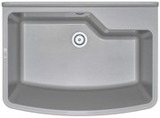Deante Garden, výlevka z polypropylenu 610x445x302 mm B/O, 2" + sifon, 1-komorová, šedá, ZYT_310B