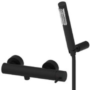 Paffoni Light - Sprchový set s baterií, matná černá LIG168DNO