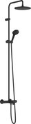 Hansgrohe Vernis Blend, Showerpipe 240 1jet s vanovým termostatem, černá matná, HAN-26899670