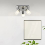 Brilliant G32434/77  Stropní hranaté svítidlo LEA chrom + SKLO