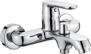 Kuchinox Dima, nástěnná vanová baterie s keramickým přepínačem sprchy, chromová, LAV-BQD_010D