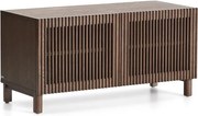 Tmavě hnědý botník v dekoru jasanu 98x50x43 cm Beyla – Kave Home
