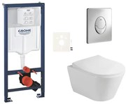 Závěsný wc set do lehkých stěn / předstěnová montáž Glacera Ava SIKOGRSAVASA