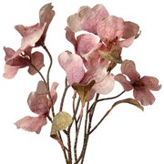 Dekorace umělá květina s růžovými květy Chic Rosé - 12*8*72 cm