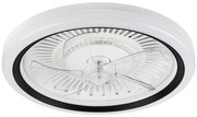 LED Stropní svítidlo s ventilátorem GEMMA LED/37W/230V bílá + DO