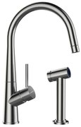 SCHOCK Conos - Dřezová baterie s výsuvnou sprškou, 2-otvorová instalace, nerez 528006EDM