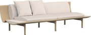 Gandiablasco designové zahradní sedačky Dunne 3 Seater Sofa With Two Tables