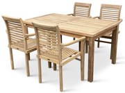 Noela Zahradní teakový set 1+4 pro 4 osoby Garden III.