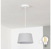 Brilagi - LED Lustr na lanku CERIA 1xE27/40W/230V pr. 25 cm šedá