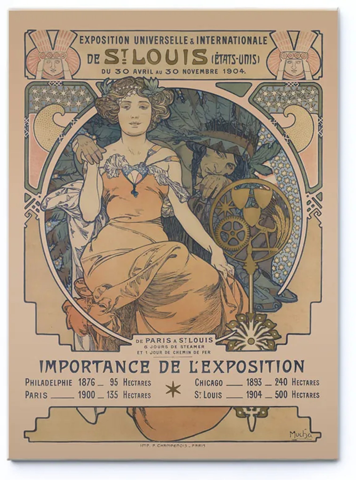Obraz Alfons Mucha Světová výstava v St. Louis / Exposition de Saint