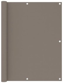 Balkónová zástěna taupe 120 x 400 cm oxfordská látka 134993