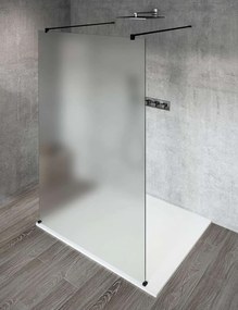 Gelco Vario - Sprchová stěna Walk-In do prostoru, 80x200 cm, Coated glass, matná černá/matné sklo GX1480GX2214