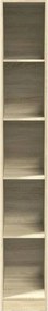 Šatní skříň dub sonoma 30 x 50 x 200 cm kompozitní dřevo 3307704
