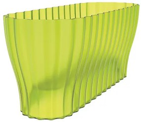 Nohel Garden Truhlík TRIOLA ORCHID plastový transparentní zelený 38 cm