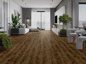 Mexen Mount Vernon vzorek vinylových panelů SPC 6,5 mm, podklad IXPE 1,5 mm, 4 V-drážka, ořech - F1029-S