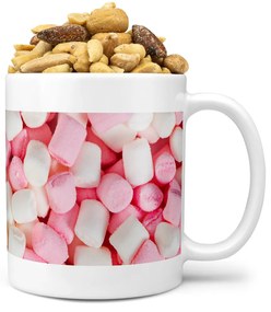 Hrnek Marshmallow (Náplň hrníčku: Směs slaných oříšků)