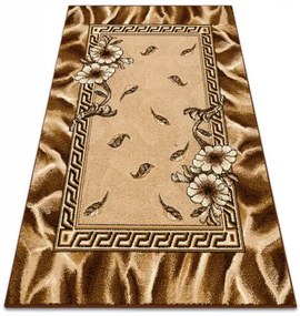 Kusový koberec BCF Morad TRIO Listí květy klasický staré zlato Rozměr: 240x340 cm