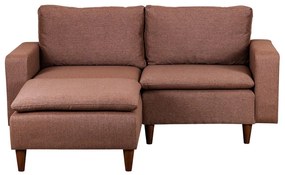 Hanah Home Rohová pohovka LUNGO MINI světle hnědá