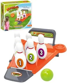 Kuželky s míčky / Bowling sada / 6 kuželek + 2 koule / Plast / od 3 le