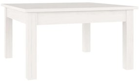 vidaXL Konferenční stolek bílý 55 x 55 x 30 cm masivní borové dřevo