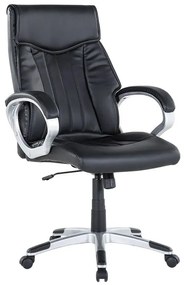 Kožená kancelářská židle černá TRIUMPH Beliani