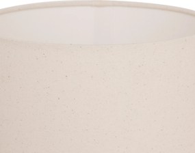 Stojací lampa textilní stínidlo RAFA dřevěné nohy, Ø 24 x 107 cm