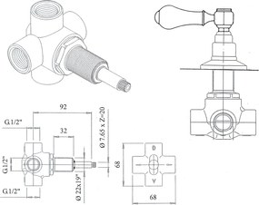 Sapho Antea DEVIN101 podomítkový přepínač chrom