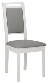 Čalouněná jídelní židle Heven XV, Barva dřeva: bílá, Potah: Hygge D91
