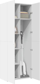 Skříň highboard bílá 70 x 42,5 x 185 cm kompozitní dřevo 3281427