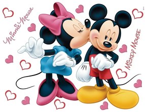 AG Art Samolepicí dekorace Minnie a Mickey, 42,5 x 65 cm