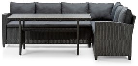 Sconto Zahradní set RELAX BASIC černá