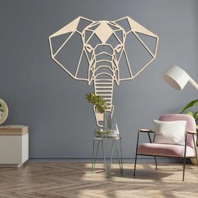 Geometrický slon ze dřeva – nástěnná dekorace na zeď I SENTOP PR0237
