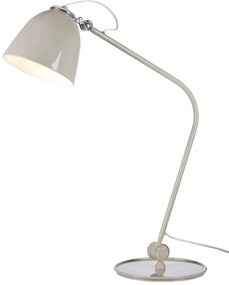 Šedobéžová stolní lampa s ohybatelnou konstrukcí (výška 23 cm) Tilt – Markslöjd