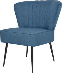 vidaXL Koktejlová židle textil [244099] Barva: Modrá