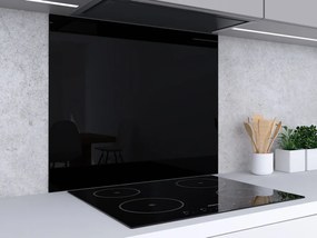 In-Design Kuchyňská skleněná zástěna - černá Šířka skla (mm): 600, Výška skla (mm): 700
