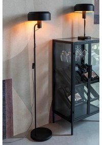 Černá stojací lampa s kovovým stínidlem (výška 135 cm) Landon – White Label