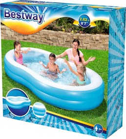 Bestway Rodinný bazén Big Lagoon 262 x 157 x 46 cm [3202609]