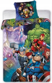 Povlečení Avengers Povlečení Marvel Povlečení Hulk Thor Iron Man 160x200 Bavlna