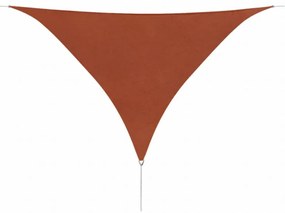 Plachta proti slunci oxfordská látka trojúhelník 3,6 x 3,6 x 3,6 m Dekorhome Bílá