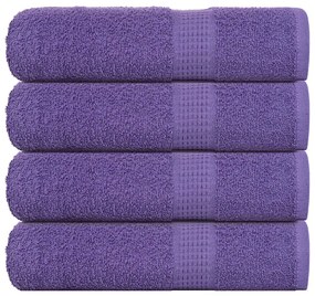 Ručníky do sprchy FROGN 4 ks fialové 70 x 140 cm 360 g/m² 136882
