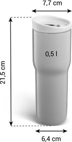 TESCOMA Termohrnek CONSTANT PASTEL 0,5 l, nerez