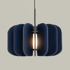Sollux Lighting Závěsná lampa MULA 45 tmavě modrá