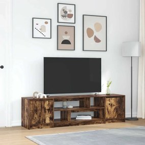 TV skříňka kouřový dub 188,5x41x50 cm kompozitní dřevo 3328421