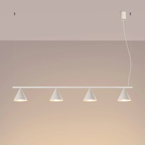 Sollux Lighting Lustr NOX 4L béžový