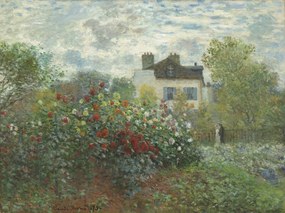 Obrazová reprodukce The Artist's Garden in Argenteuil (1873), Claude Monet