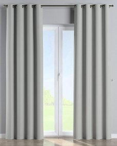 Závěs na kroužcích barva šedá látka pletený vzor, zatemňovací