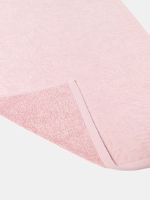 Sinsay - Bavlněná osuška s rostlinným motivem - růžová